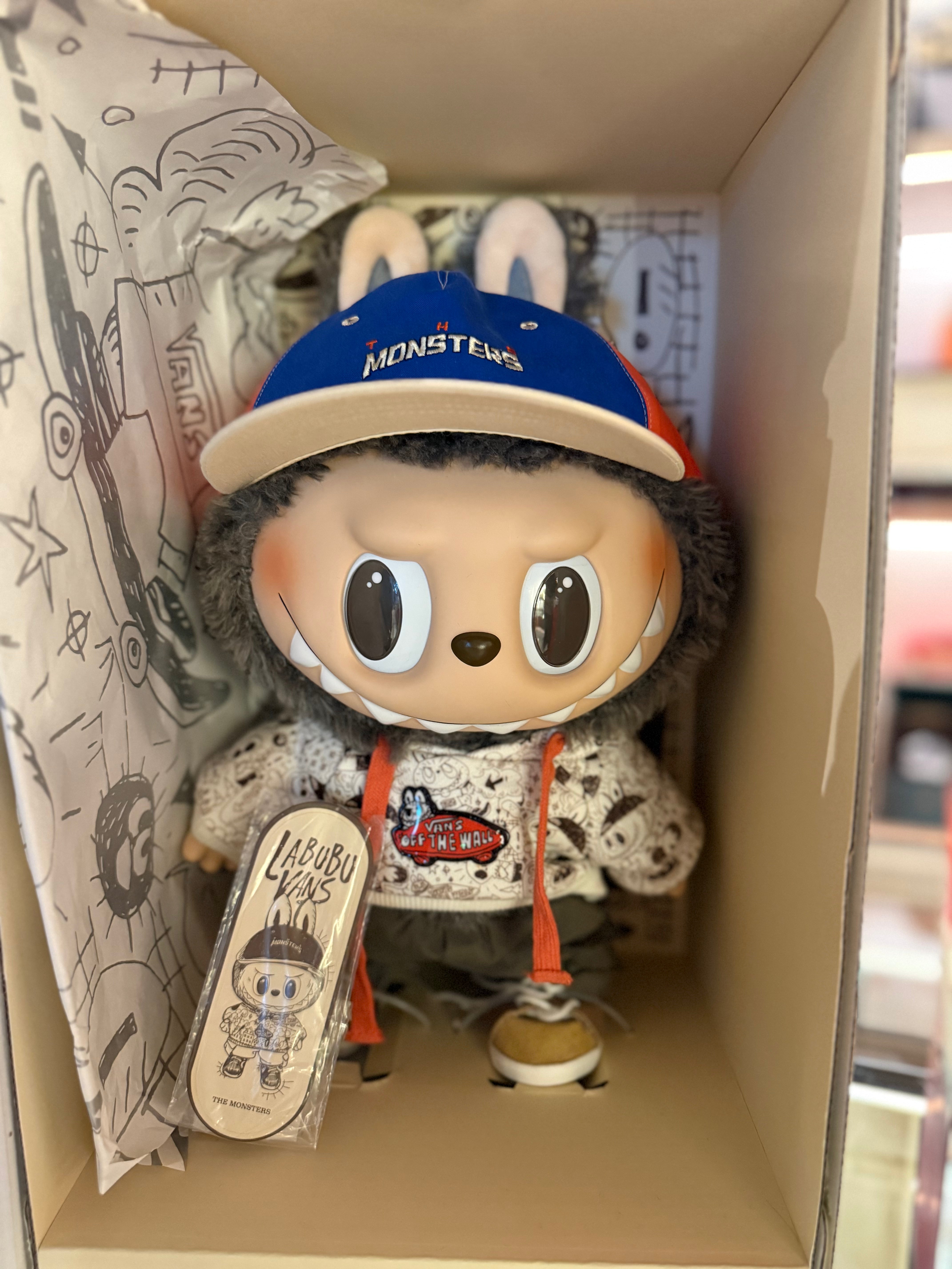 Labubu The Monsters X Vans Oldskool Monsters Forever Vinyl Plush Doll ...